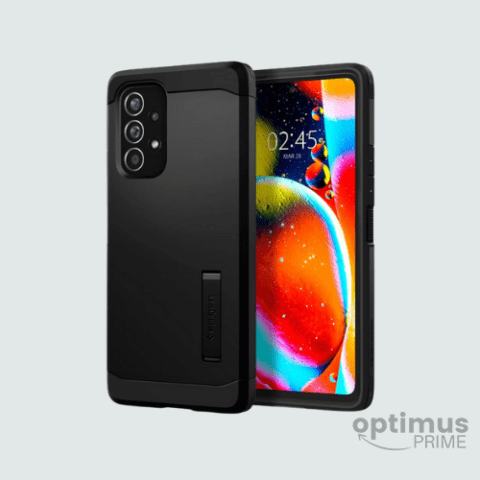 Coque robuste style Armure pour Galaxy A53 5G (2022) – gris métalique ...